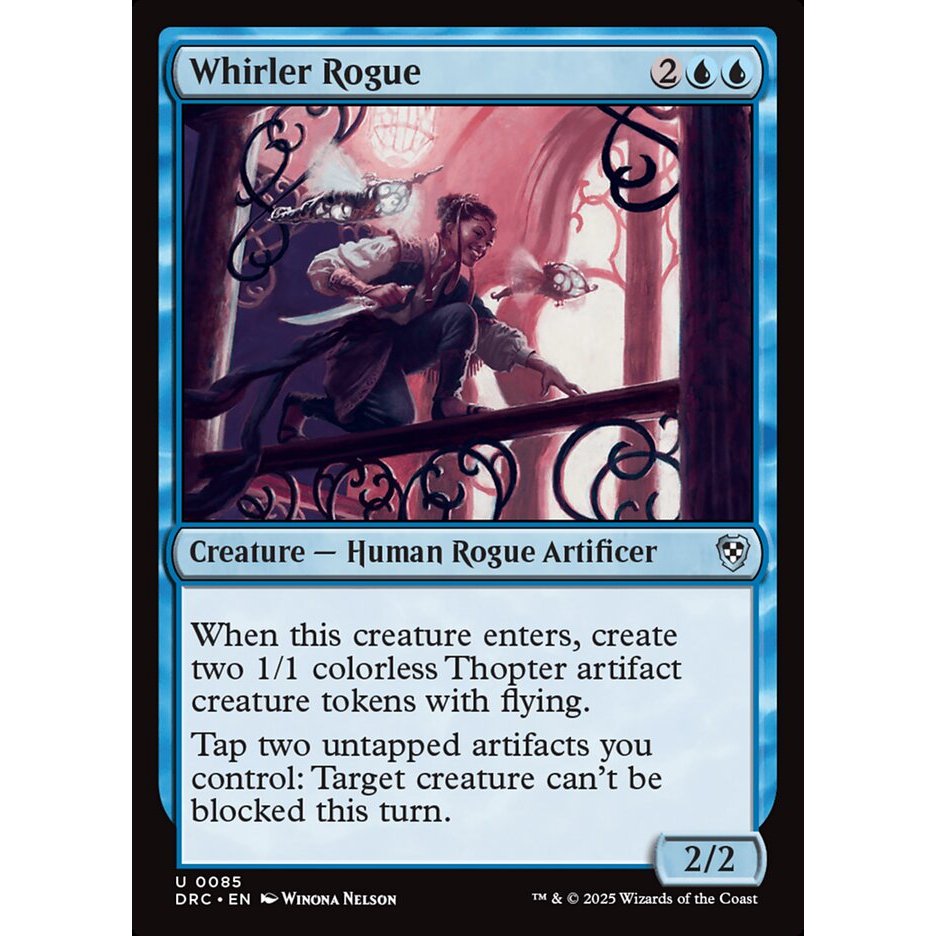 Whirler Rogue DRC Aetherdrift Commander การ์ด Magic the Gathering [MTG ...