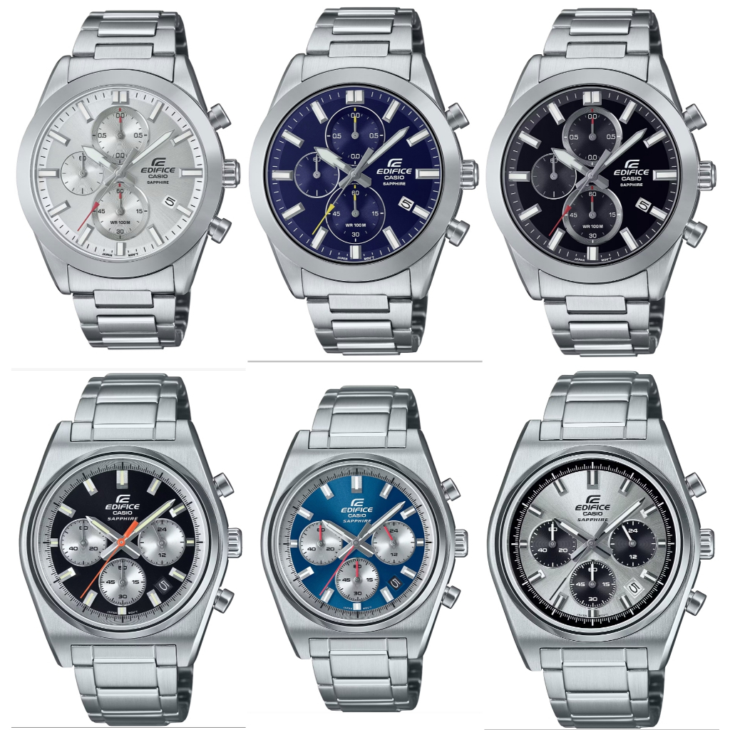 NEW CASIO Edifice EFB-710D EFV-710D-7A EFB-730D EFB-730D-1Aกระจกคริสตัล แซฟไฟร์ กันรอยขีดข่วน ...