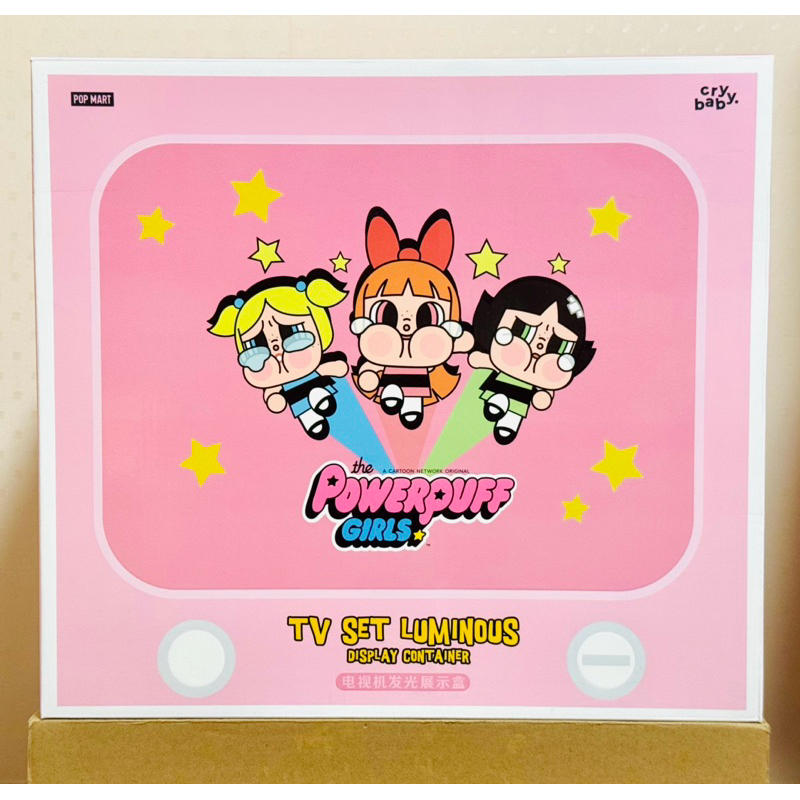 [พร้อมส่ง] POP MART CRYBABY × Powerpuff Girls Series-TV Set Luminous ...