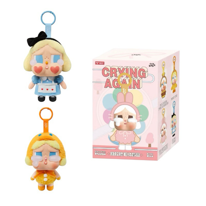 [POPNOW ป้ายเหลือง] POPMART แท้💯 Crybaby Crying Again Series-Vinyl Face ...