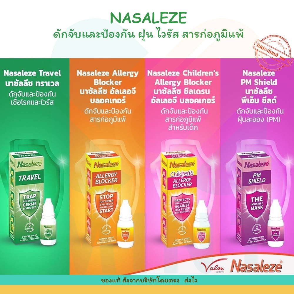 ***Lot ใหม่ หมดอายุปี 28** Nasaleze นาซัลลีซ สเปรย์พ่นจมูก | Shopee ...
