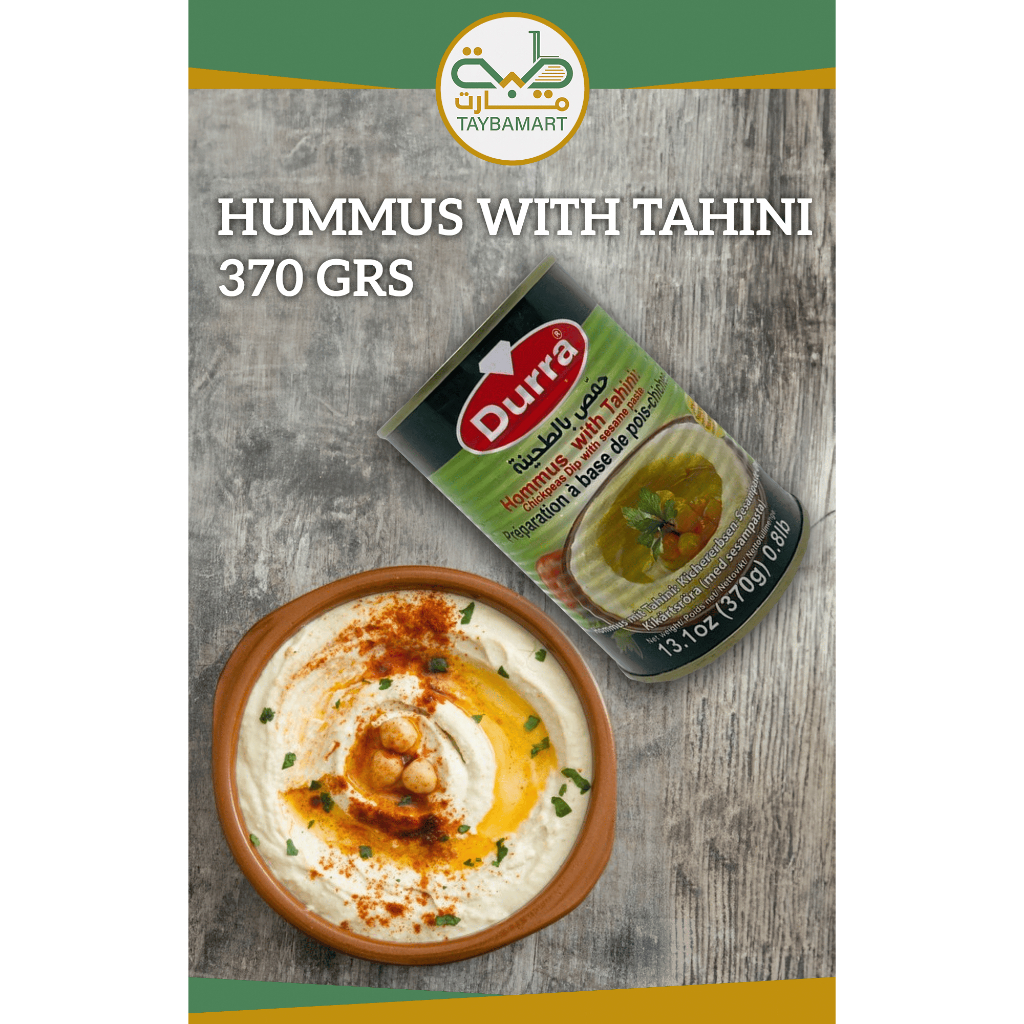 Durra Hummus with Tahini 370g ดูร่า ฮัมมูส กับทาฮิน่าดิพ 370 กรัม ...
