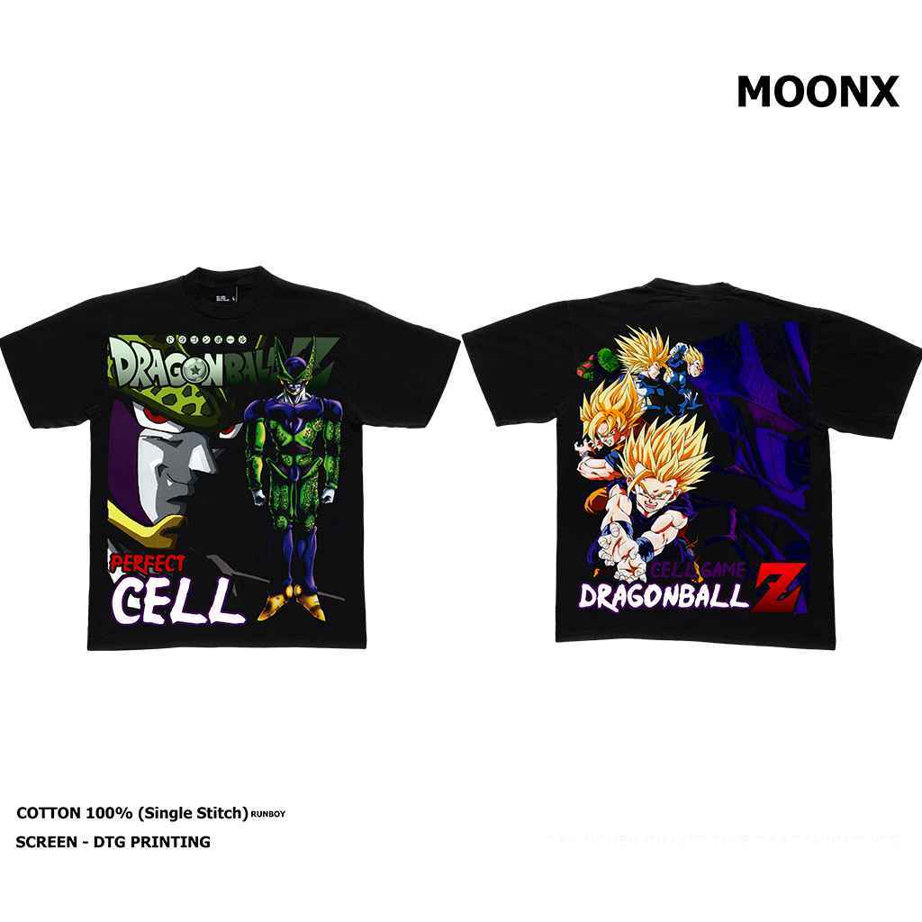 เสื้ออนิเมะ Cell Dragon ball | Anime Bootleg T-shirt | Manga Vintage ...