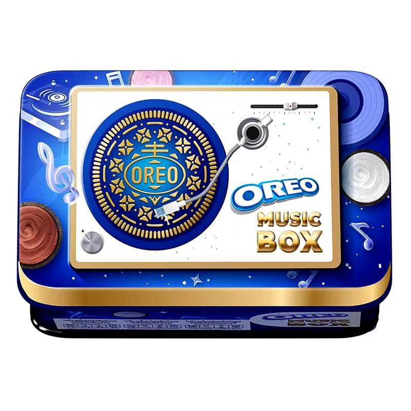 Oreo Music Box โอรีโอ คุกกี้รสช็อกโกแลต ปริมาณ165.6 กรัม +กล่องดนตรี ไข ...