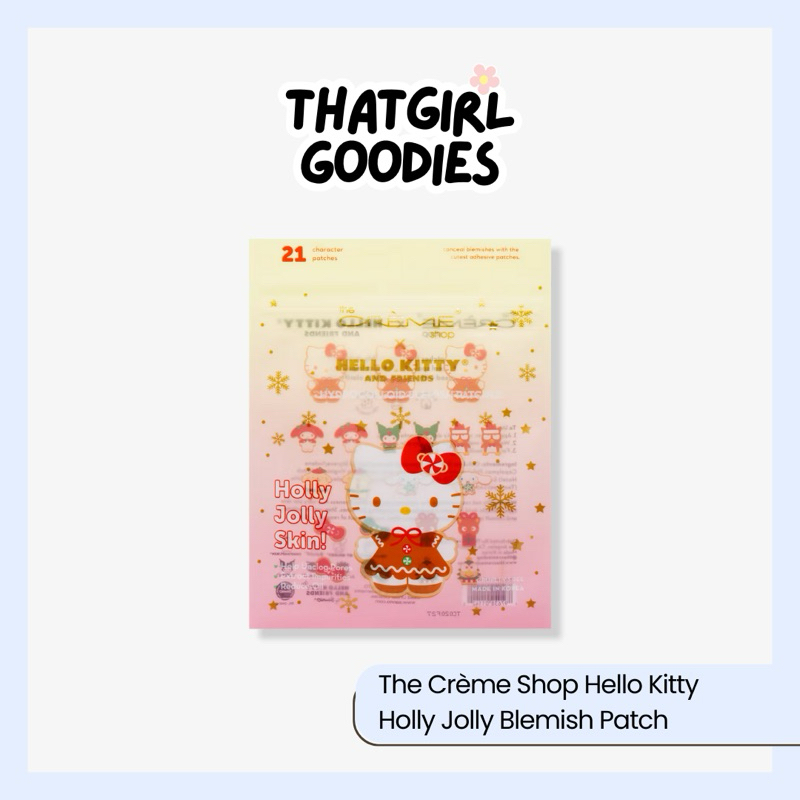 พร้อมส่ง | The Crème Shop Hello Kitty Holly Jolly Skin Blemish Patches ...