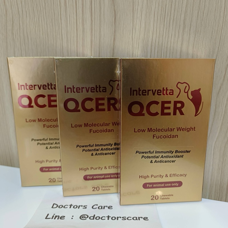 พร้อมส่ง QCER Intervatta ของแท้💯% อาหารเสริมต้านมะเร็ง และเสริม ...