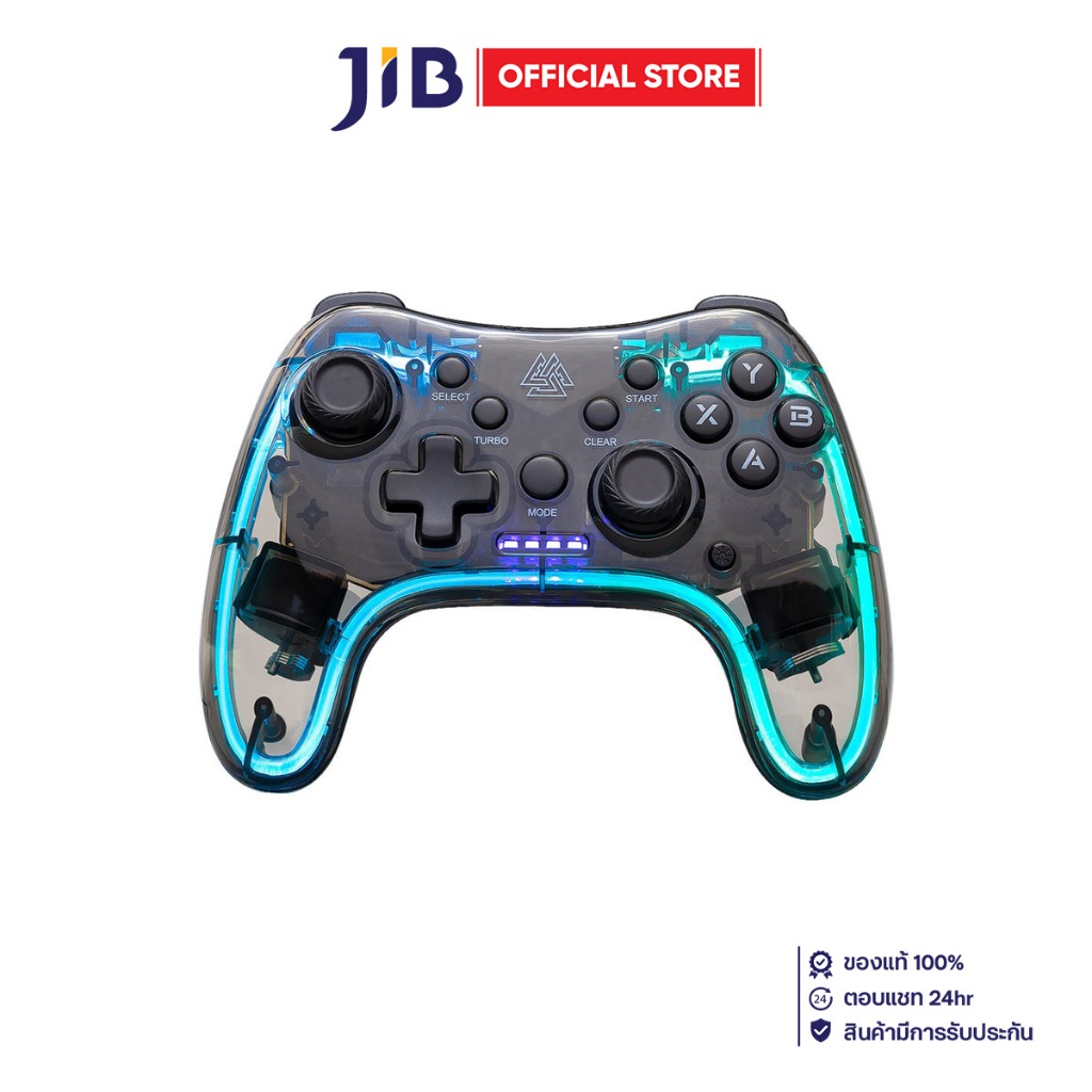 WIRELESS CONTROLLER (อุปกรณ์ควบคุมคำสั่งไร้สาย) EGA TYPE J2 (BLACK ...