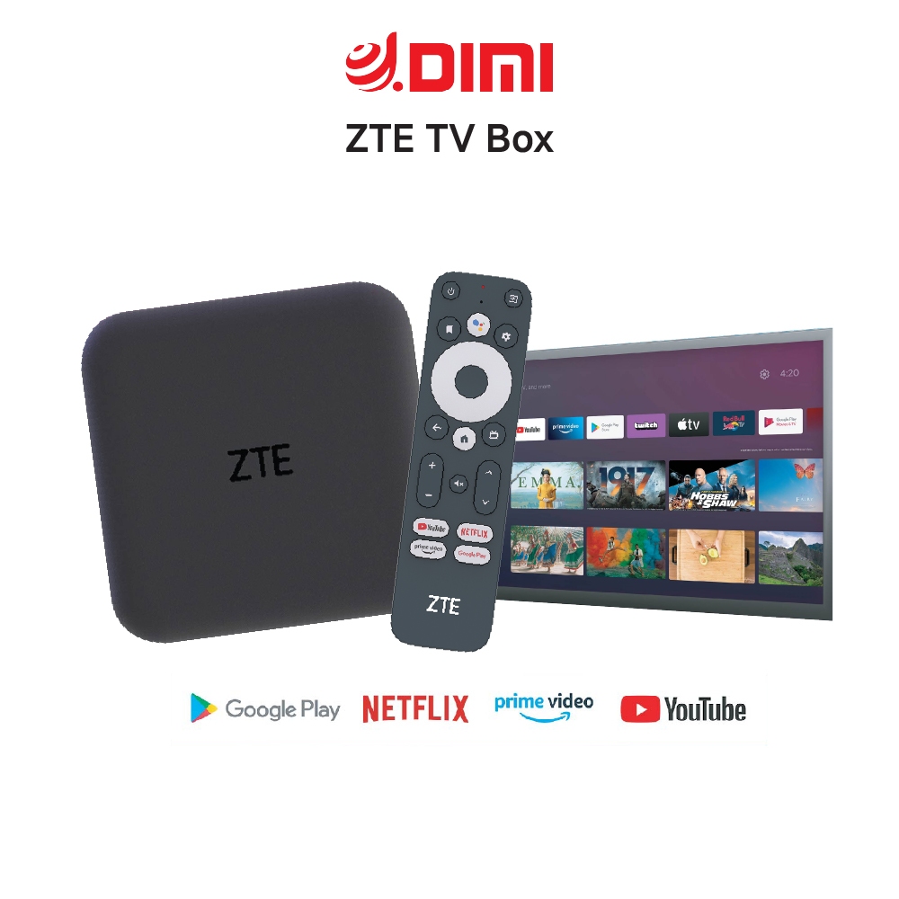 ZTE TV Box คุณภาพ 4K กล่องแอนดรอยด์ทีวี Android TV รองรับภาษาไทย Ultra ...