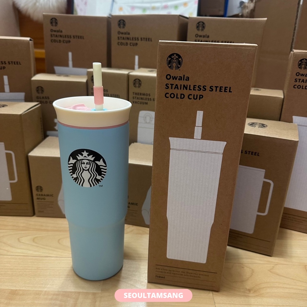 (พร้อมส่ง) Starbucks Korea - SS Sweetie Owala Travel Coldcup 710ml | Shopee Thailand