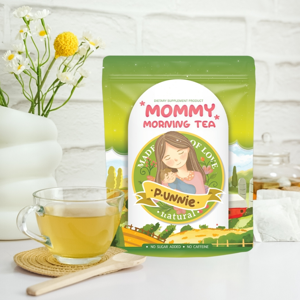 (2แถม1) P.Unnie Morning tea ลดอาการกรดไหลย้อน เบาหวานแม่ตั้งครรภ์ ...
