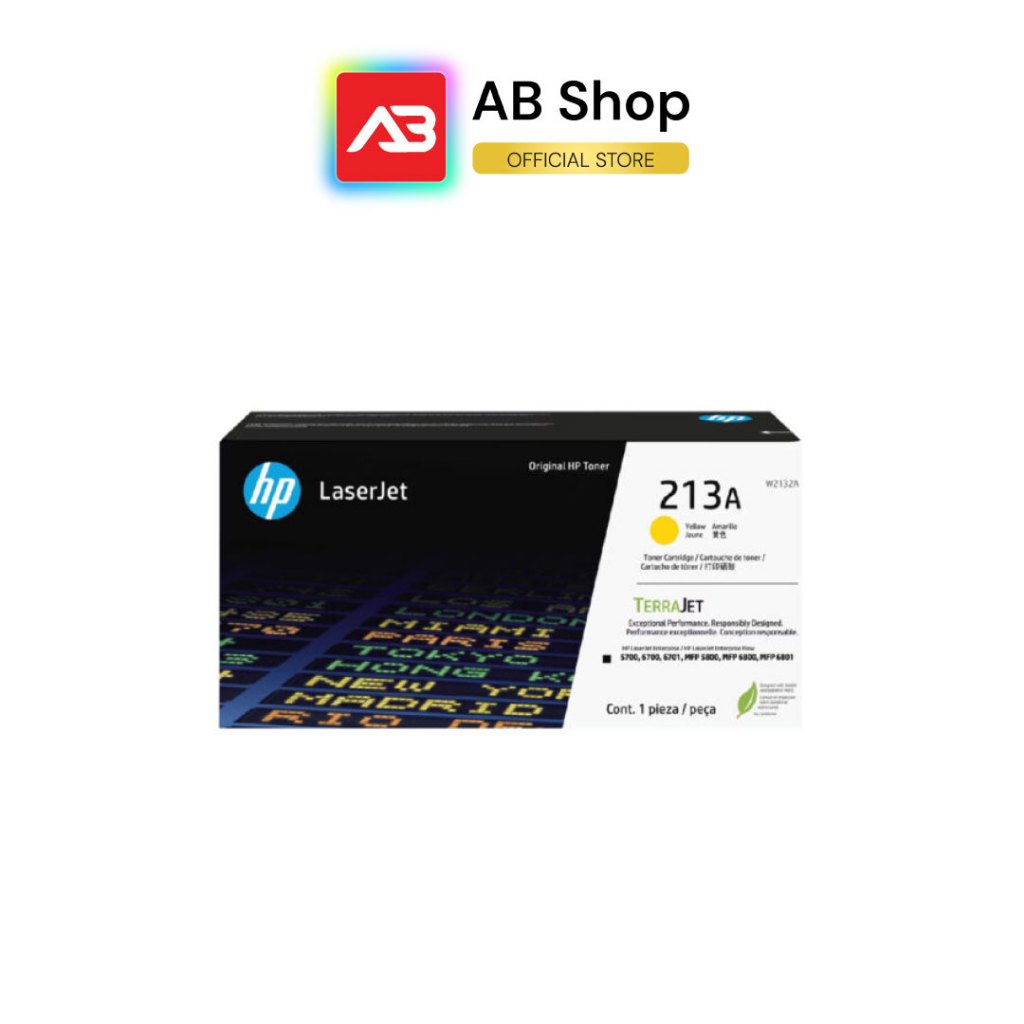 HP 213A Ylw Original LaserJet Toner Crtg (W2132A) | Shopee Thailand
