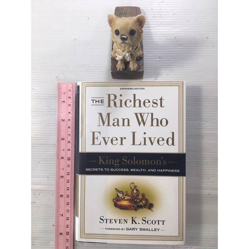 The Richest Man Who Ever Lived King Solomon’s By Steven K. Scott หนังสือภาษาอังกฤษ (มือสองปกแข็ง ...
