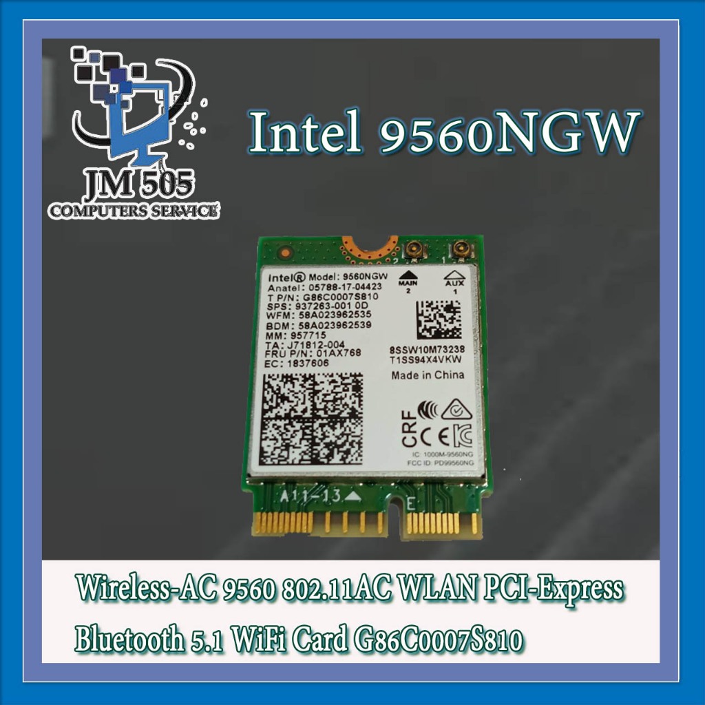 Intel 9560NGW Wireless-AC 9560 | Shopee Thailand