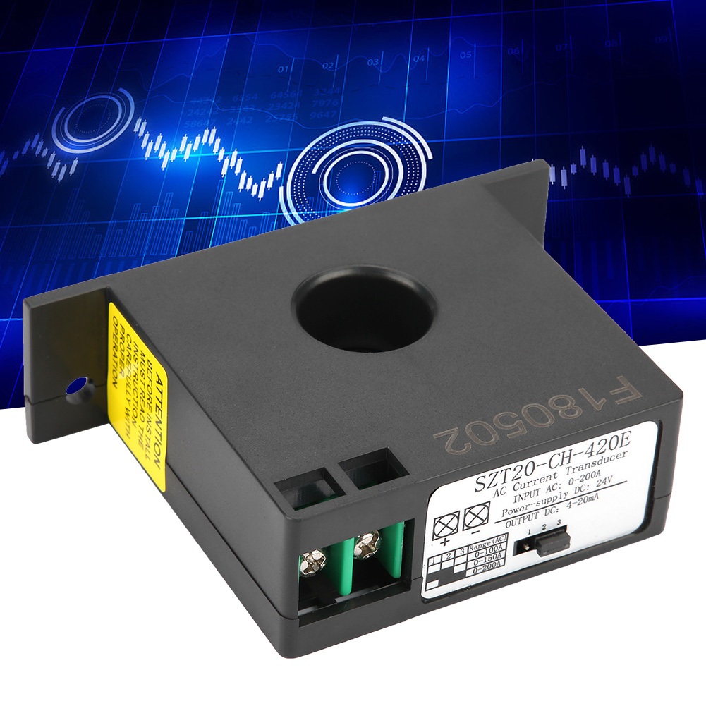 Mojo. สวิตช์ตรวจจับกระแสไฟ SZT20-CH-420E Current Transducer Transmitter ...
