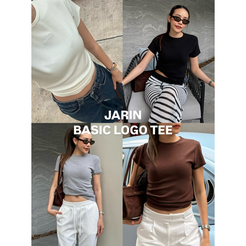 JARIN | BASIC LOGO TEE | Shopee Thailand