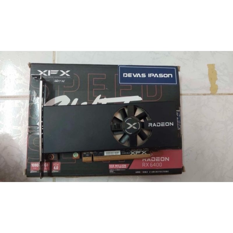 VGA XFX AMD RADEON RX 6400 - 4GB GDDR6 มือสองสภาพใหม่ | Shopee Thailand