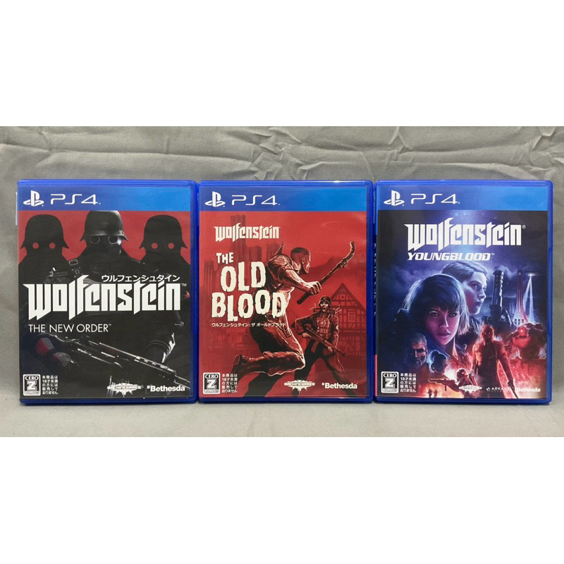 แผ่นแท้ [PS4] รวมทุกภาค Wolfenstein (Japan) (EN : Unsupport) Cyberpilot ...