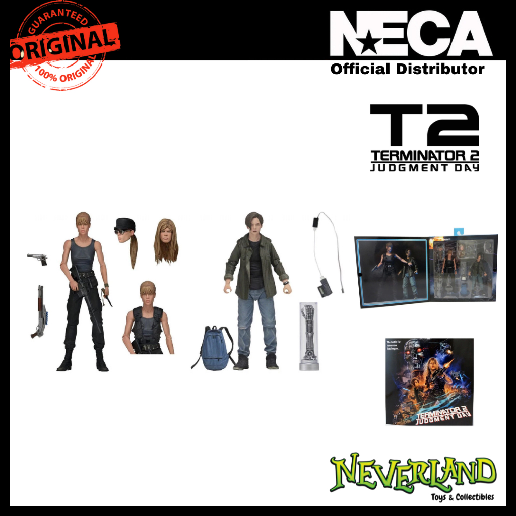 (NECA) Terminator 2 - Sarah Connor & John Connor 2 Pack | Shopee Thailand