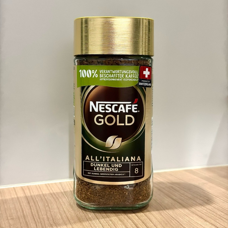 exp. 09 2026 | Nescafe GOLD All' Italiana จากสวิส เข้มระดับ 8 🇨🇭กาแฟ โก ...