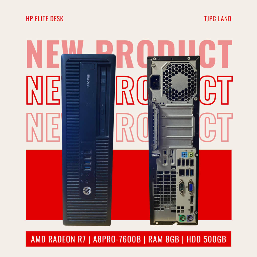 HP ELITEDESK AMD READON R7 | AMD A8 PRO-7600B | RAM 8GB | HDD 500GB ...