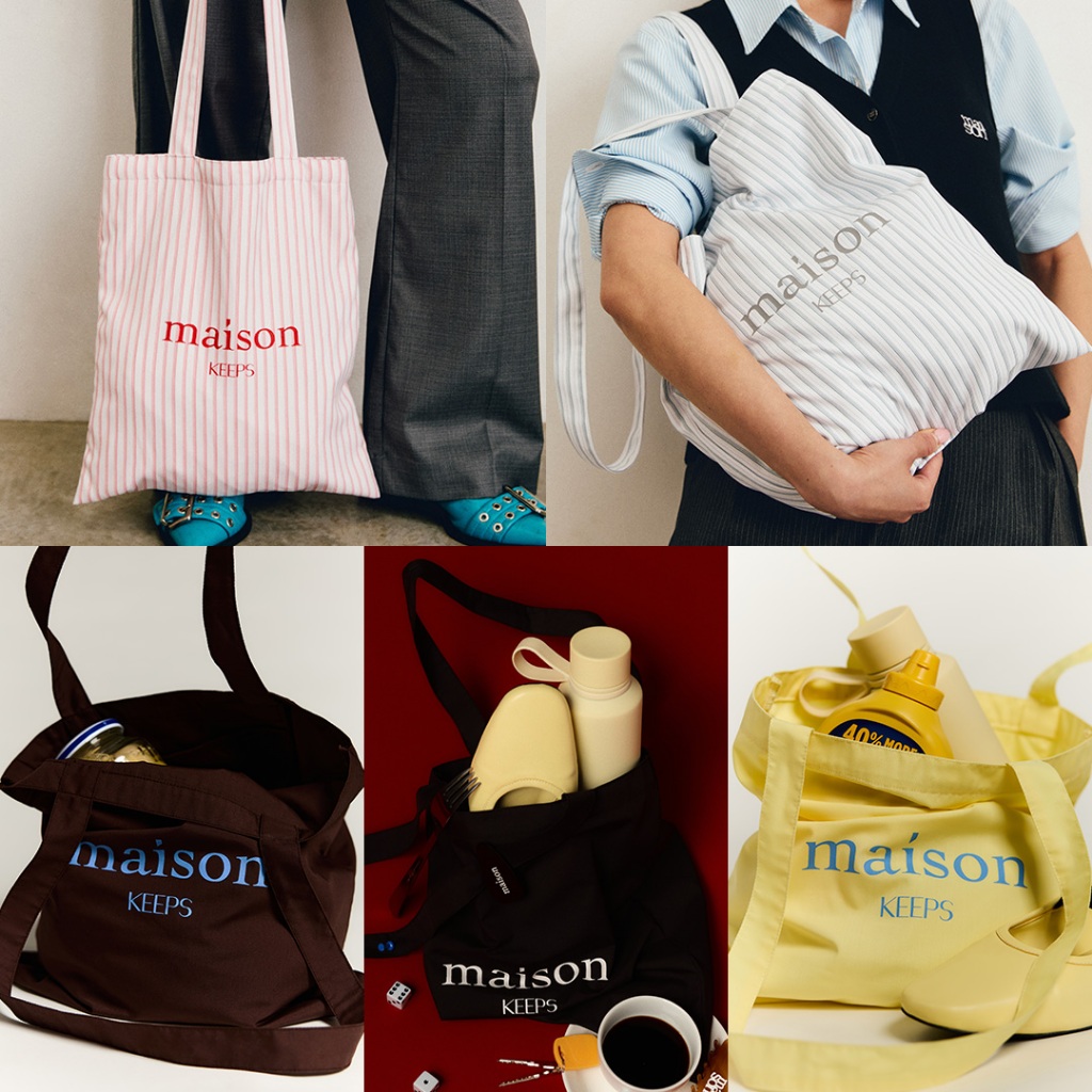 maison KEEPS | Daily Original Logo Tote Bag | Unisex | กระเป๋าผ้า ...