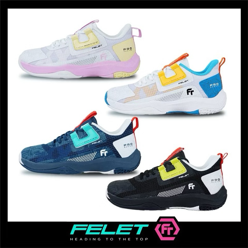FELET รองเท้าแบดมินตันรุ่น 𝐅𝐋𝐀𝐒𝐇 𝐏𝐑𝐎 | Shopee Thailand