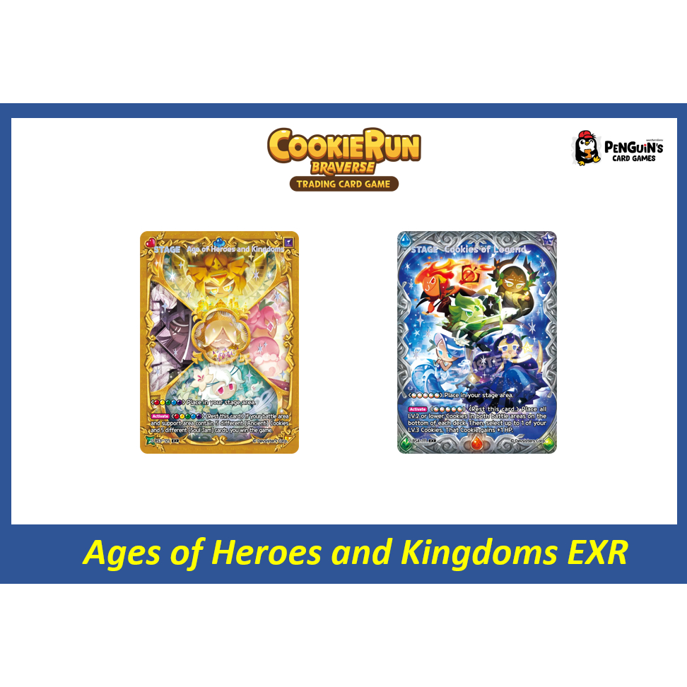 [Cookie Run Tcg] Cookie Run Braverse Booster Box [Ages of Heroes and ...