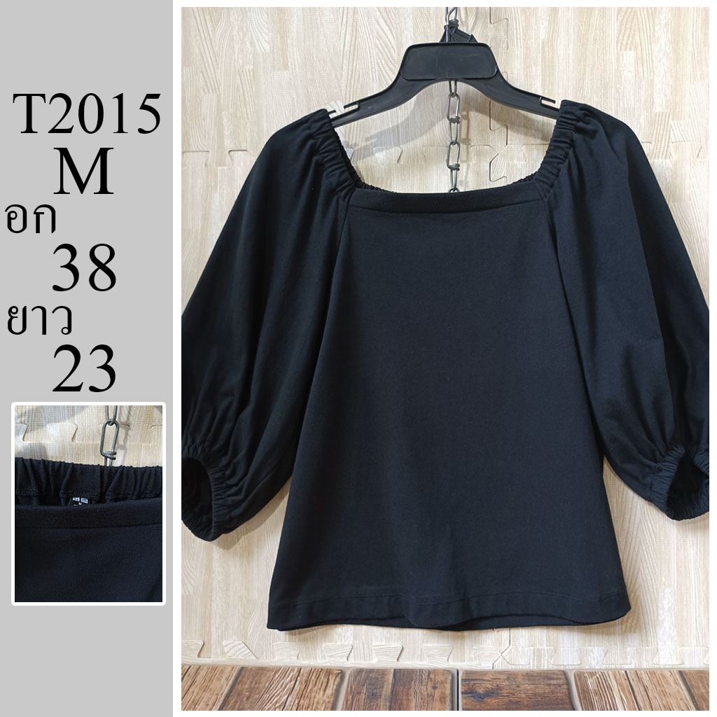 เสื้อยืด แบรนด์แท้UNIQLO มือสอง ไซส์ M อก 38 ยาว 23 รหัส T2015 | Shopee Thailand