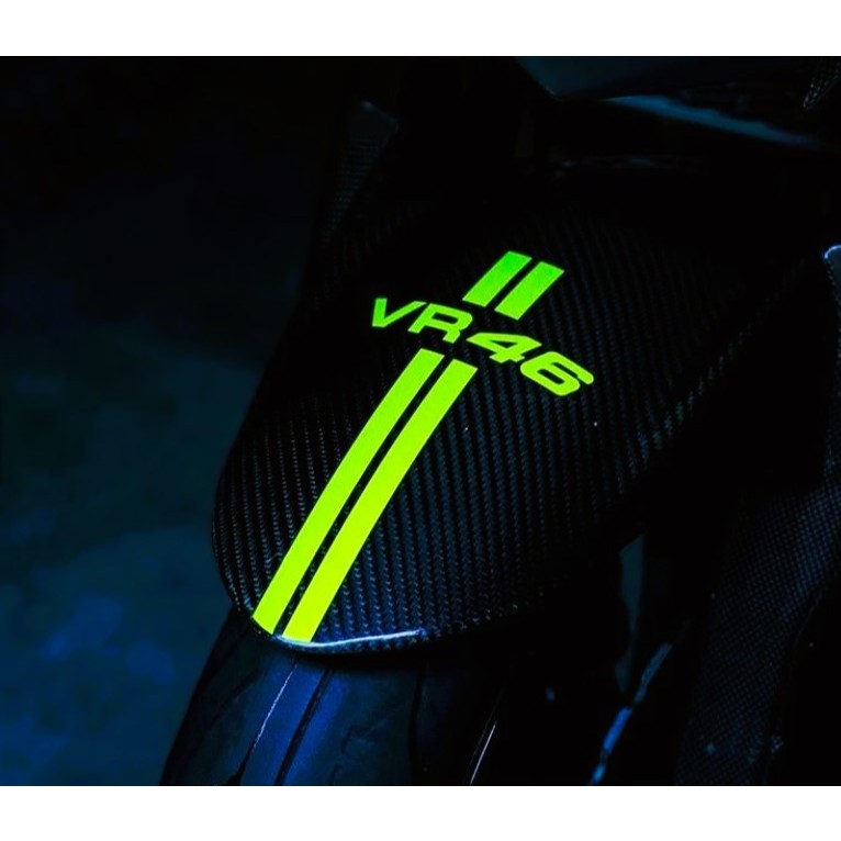 สติกเกอร์ ROSSI VR 46 Sticker สติกเกอร์ติดรถ รถมอเตอร์ไซค์ หมวกกันน็อค ...