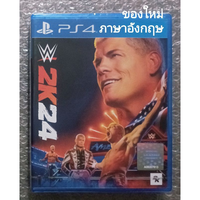 มือ1 WWE 2K24 ภาษาอังกฤษ Z3 PS4 EN PLAYSTATION 4 R3 กีฬา มวยปล้ำ W2K24 ...