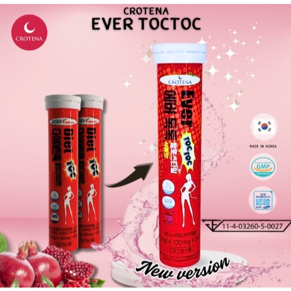 CROTENA เม็ดฟู่สลายไขมัน รสทับทิม 1 หลอด 18 เม็ด | Shopee Thailand