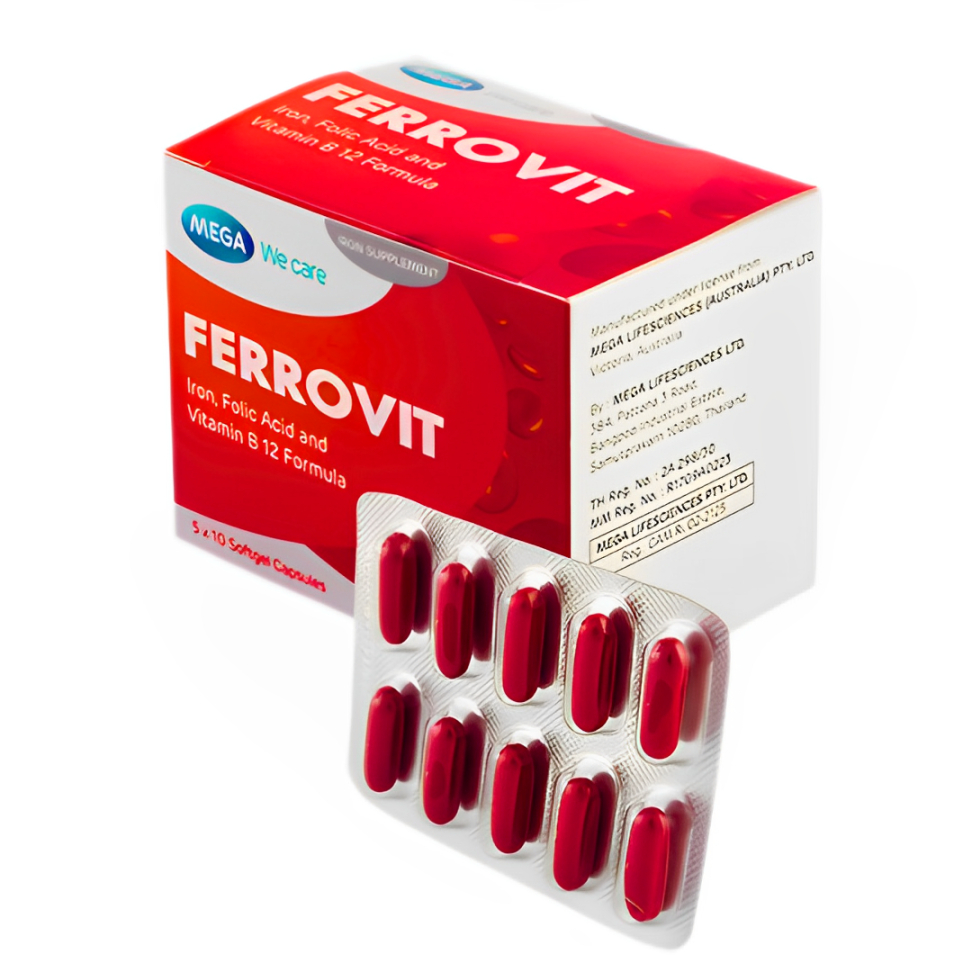 Ferrovit (Iron,Folic Acid And Vitamin B12 Formula) | Shopee Thailand