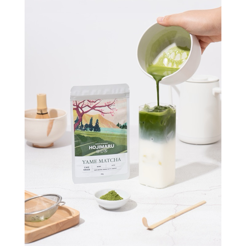 (HOJIMARU) YAME MATCHA มัทฉะจากฟุกุโอกะ โทนถั่ว | Shopee Thailand