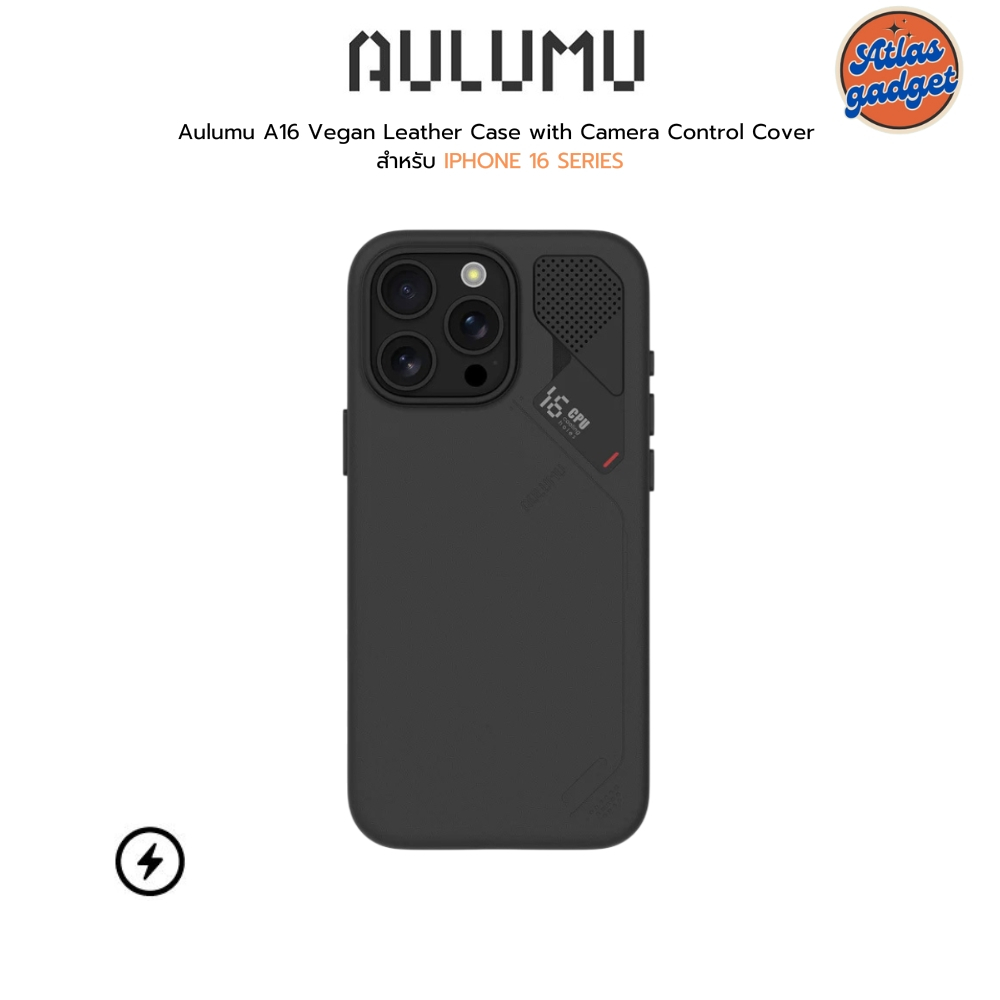 Aulumu A16 Vegan Leather Case with Camera Control Cover เคส iPhone 16 ...