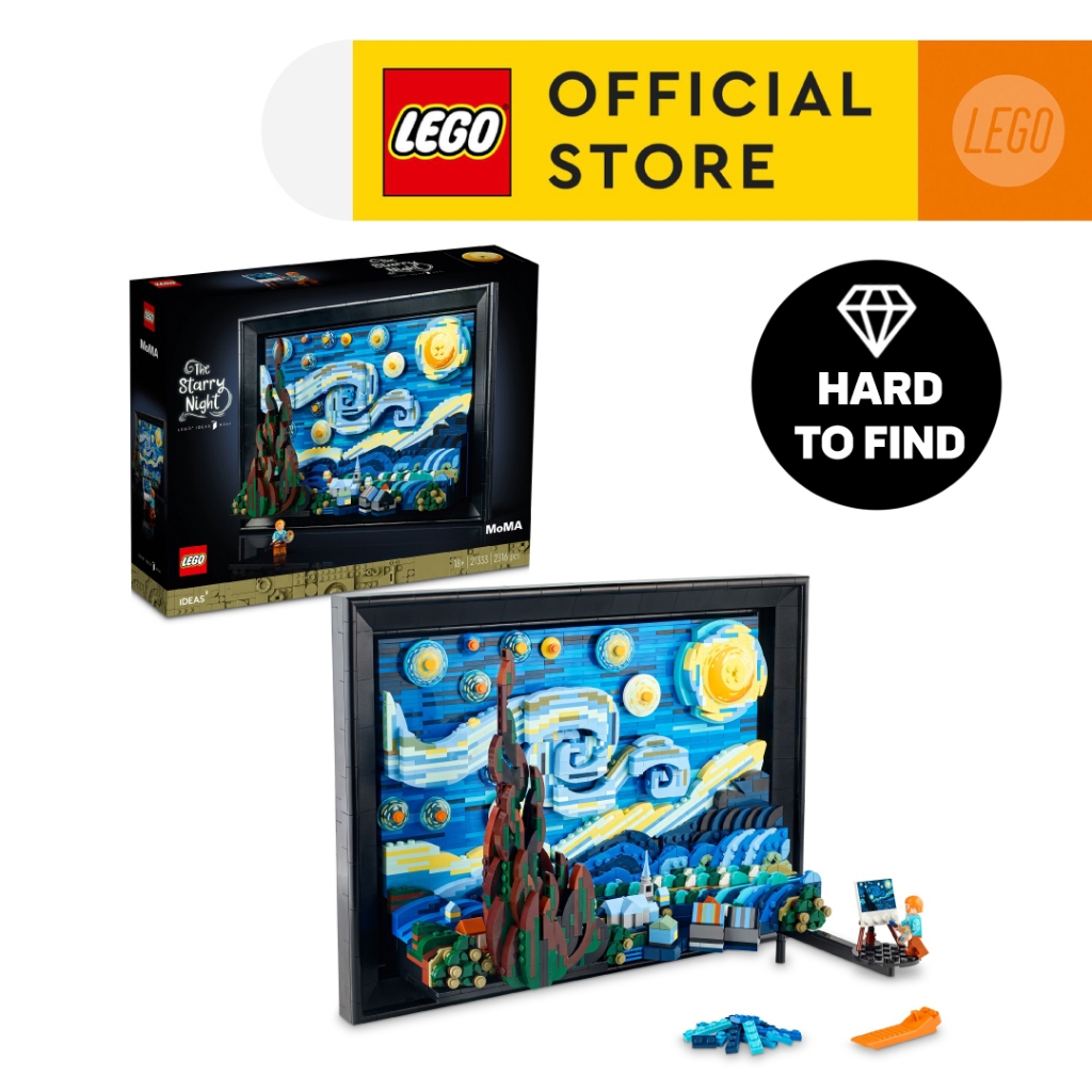 LEGO Ideas 21333 Vincent van Gogh - The Starry Night (2316 Pieces ...