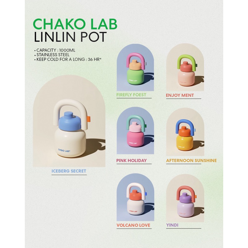 Pre-Order”CHAKO LAB”รุ่นLinLin Pot | Shopee Thailand
