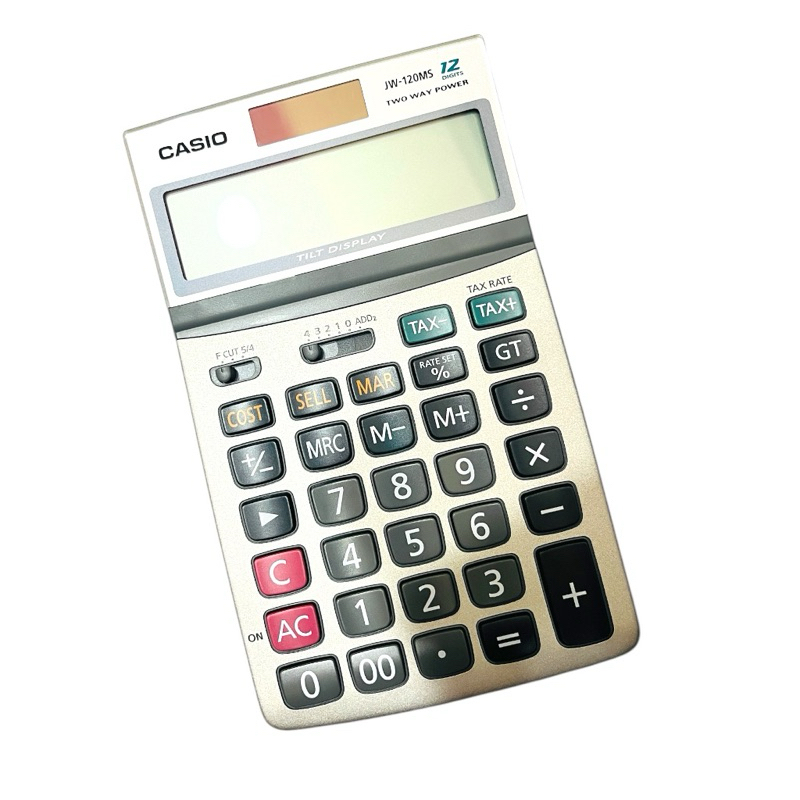 เครื่องคิดเลขตั้งโต๊ะ Casio JW-120MS 12 หลัก ของใหม่ ของแท้100% บรรจุ:1เครื่อง | Shopee Thailand