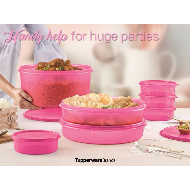 Tupperware รุ่น โคม Take a lot 3.7 ลิตร สีชมพู | Shopee Thailand