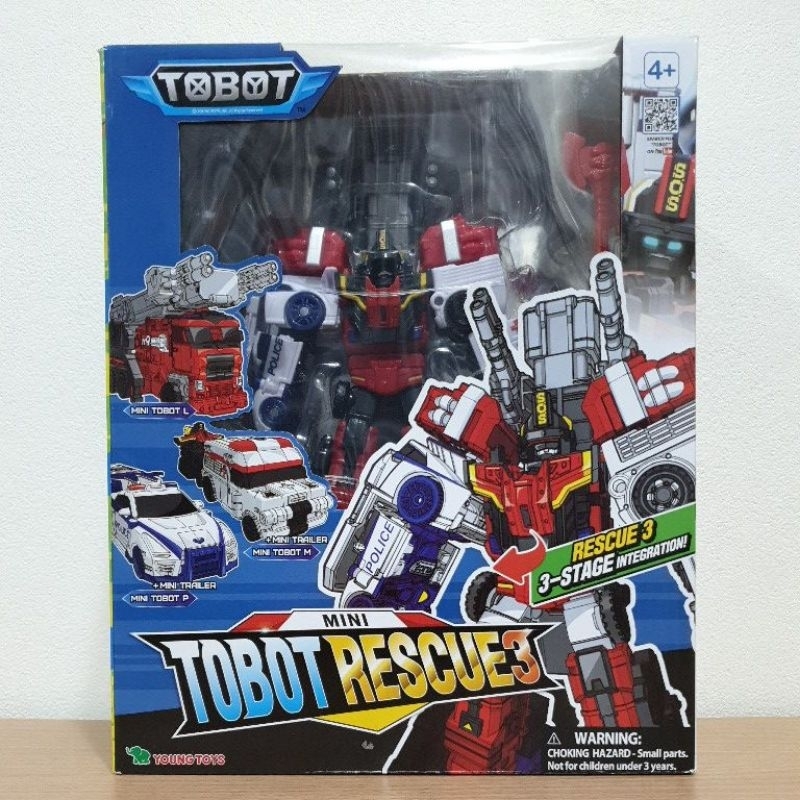 Tobot Rescue 3 Mini หุ่นยนต์แปลงร่าง รถ 3 คัน Young Toys | Shopee Thailand