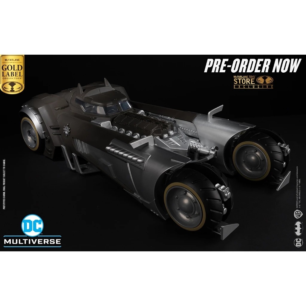 Mcfarlane Toys 7IN SCALE VEHICLES : WHITE KNIGHT BATMOBILE (GOLD LABEL) มือ2 สภาพใหม่ (พร้อมส่ง ...