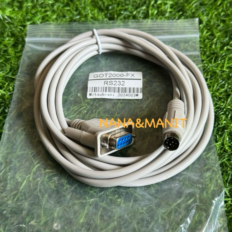 GOT2000-FX PLC สายยาว 3 เมตร (MINI DIN 8 PIN ผู้ + DB9 เมีย) พร้อมส่งในไทย🇹🇭 | Shopee Thailand