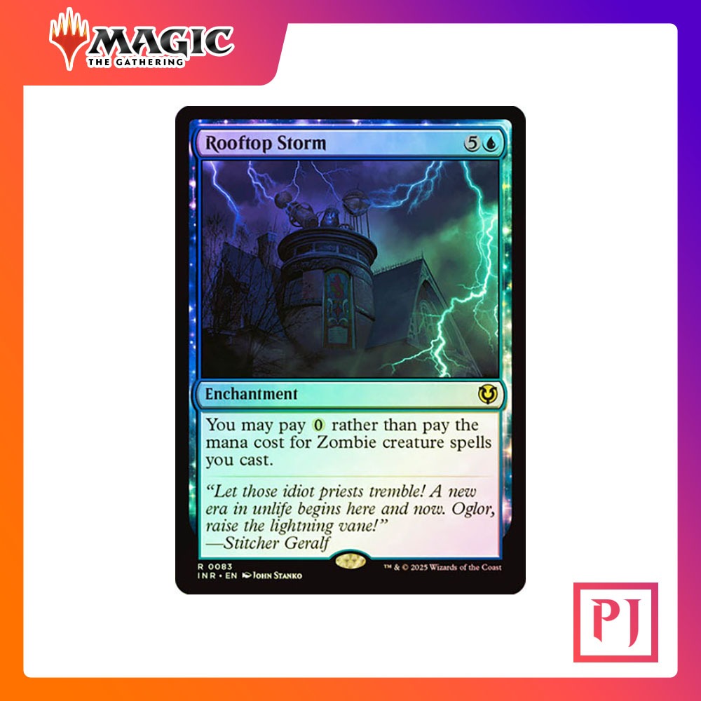 [MTG] Rooftop Storm [INR] [BLUE] [RARE] [FOIL] [ENG] (การ์ดเมจิค ...