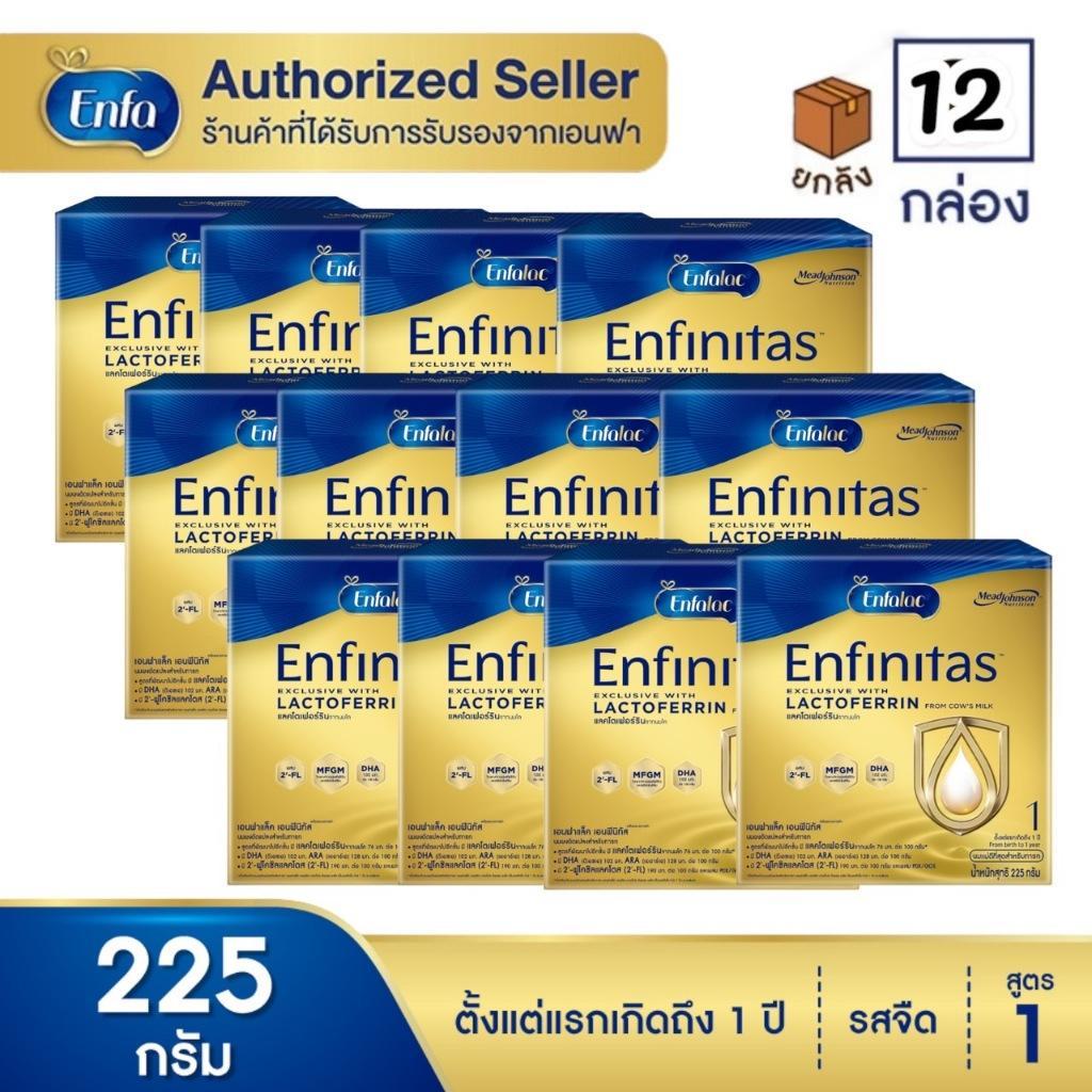 Enfalac Enfinitas เอนฟินิทัส สูตร 1 นมผงสำหรับเด็กแรกเกิด - 1 ปี ขนาด ...