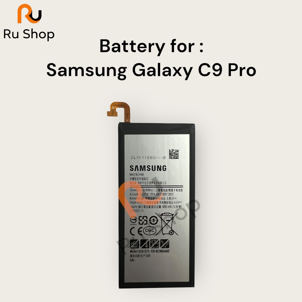 แบตเตอรี่ แท้ Samsung Galaxy C9 Pro C9000 C900F C900Y C9008 4000mAh EB ...