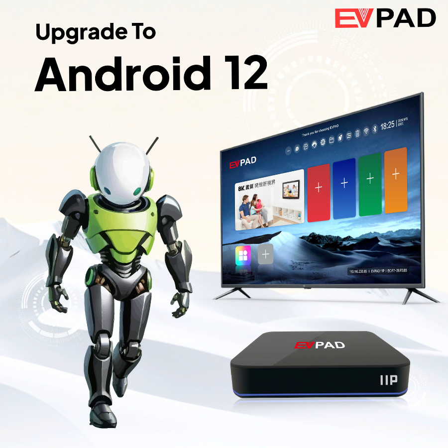[ประกัน1ปี] EVPAD 11P 4G 64G Japan Korea 8k smart tv box hot sell In ...