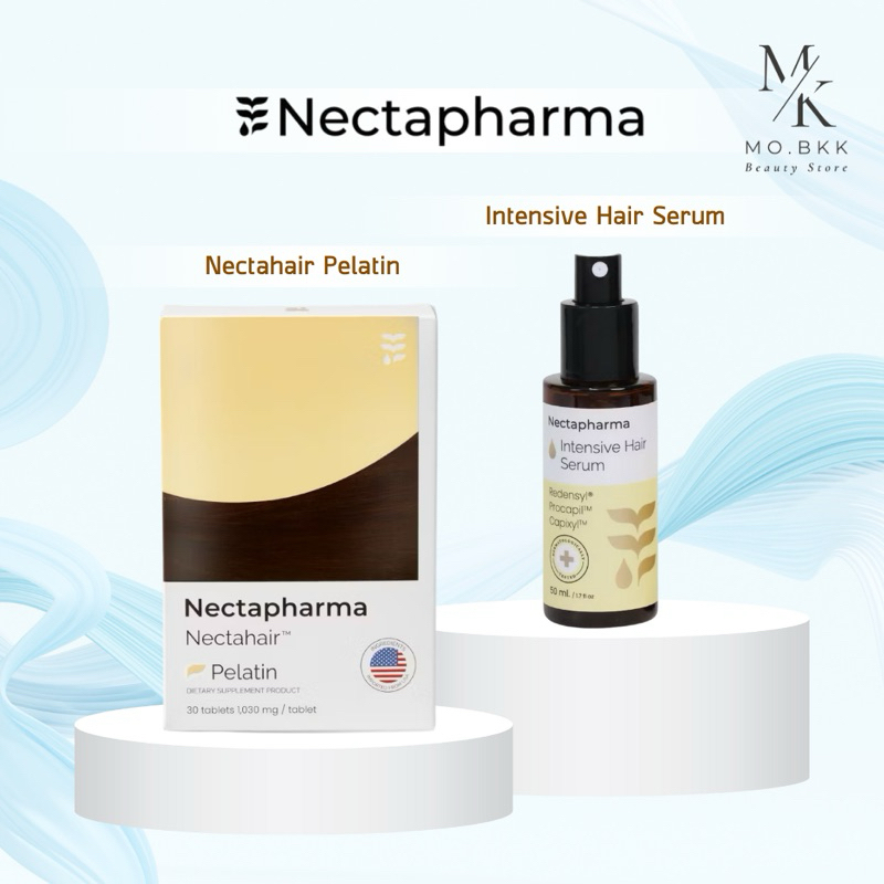 Nectapharma Intensive Hair Serum / Nectahair Pelatin Necta วิตามินจบปัญหาร่วง ลดการหลุดร่วงของ ...