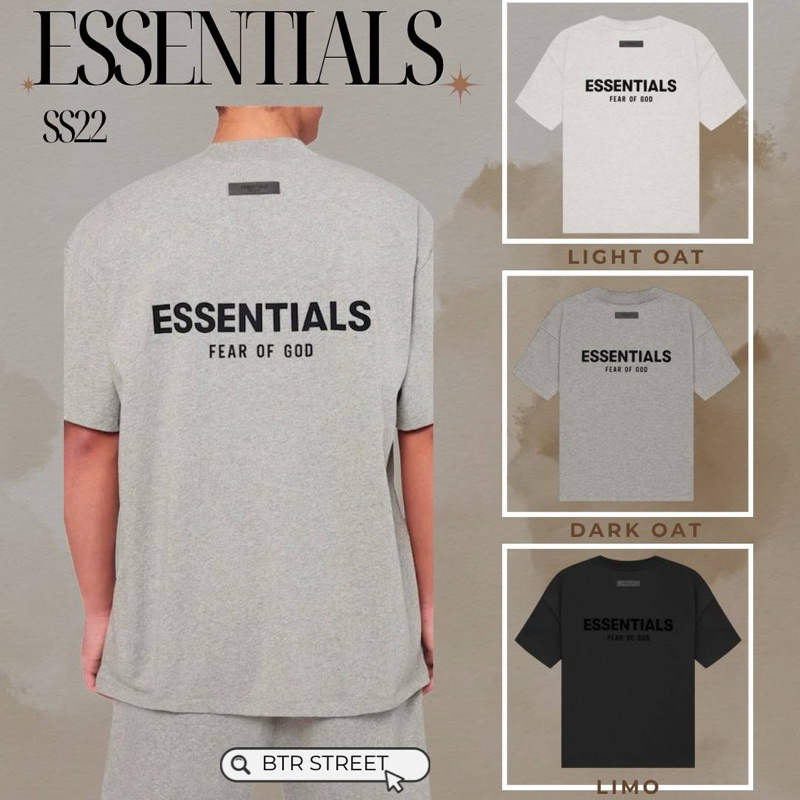 Essentials SS22 T-Shirt 💯[ใช้โค้ด 30% ได้ครับ] | Shopee Thailand