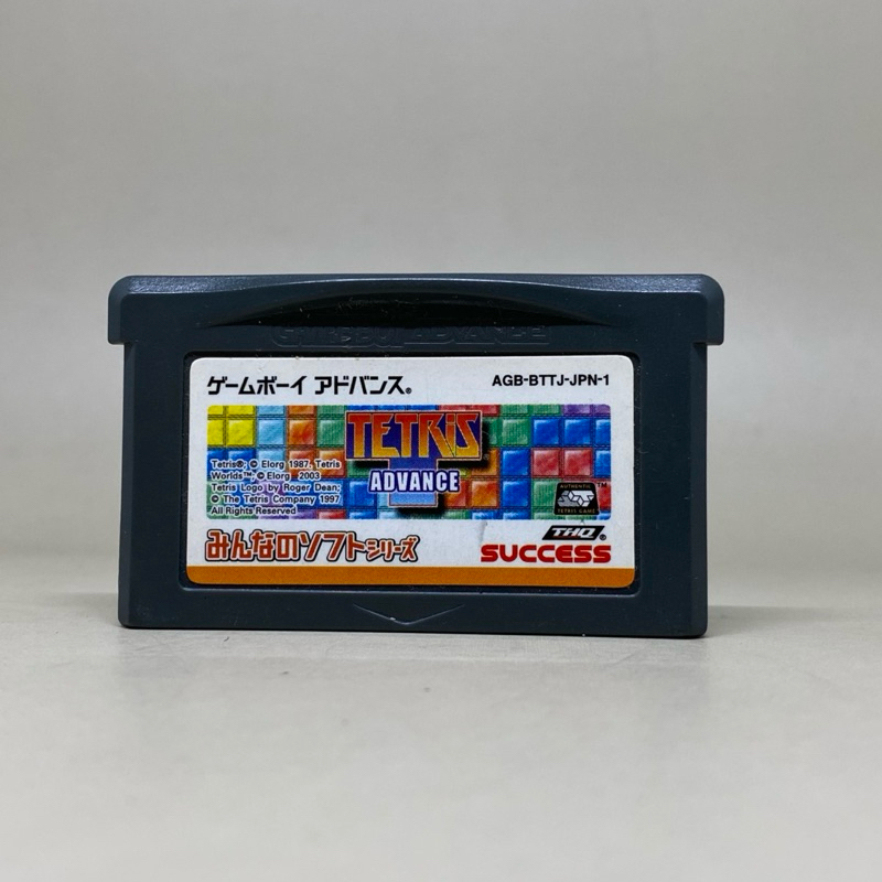 TETRIS ADVANCE (GBA) | Game Boy Advance | Original Japan | ตลับแท้เกม ...