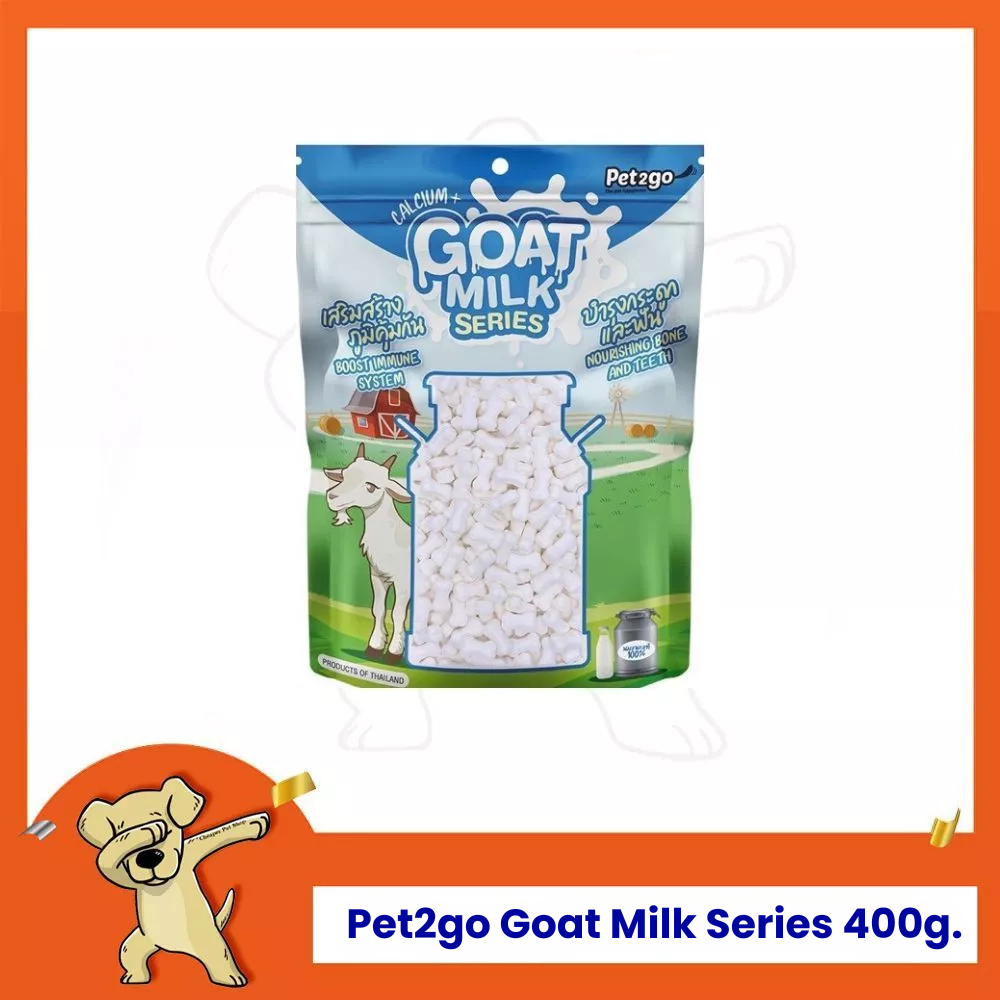 [Cheaper] Pet2go Goat Milk Series 400g เพ็ททูโก นมแพะอัดเม็ด ขนาด 400 กรัม | Shopee Thailand
