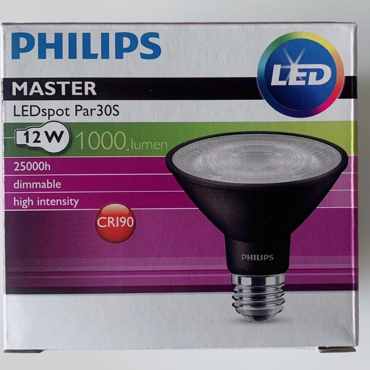 Philips หลอดสปอตไลท์ PAR30 Master LEDspot D 12W หรี่แสงได้ Dim | Shopee ...